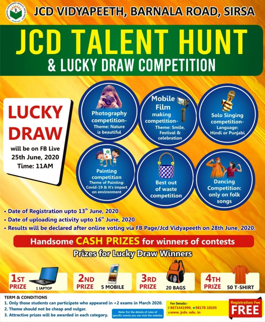 Talent Hunt & Lucky Draw Competition