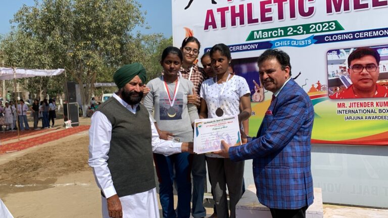 Two day annual sports competitions are going on in JCD Vidyapeeth.